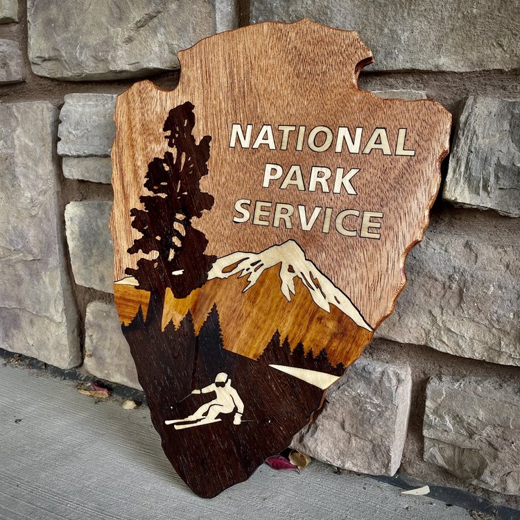 National Park Signs | Custom & Personalized Wood Park Signs — Blade ...