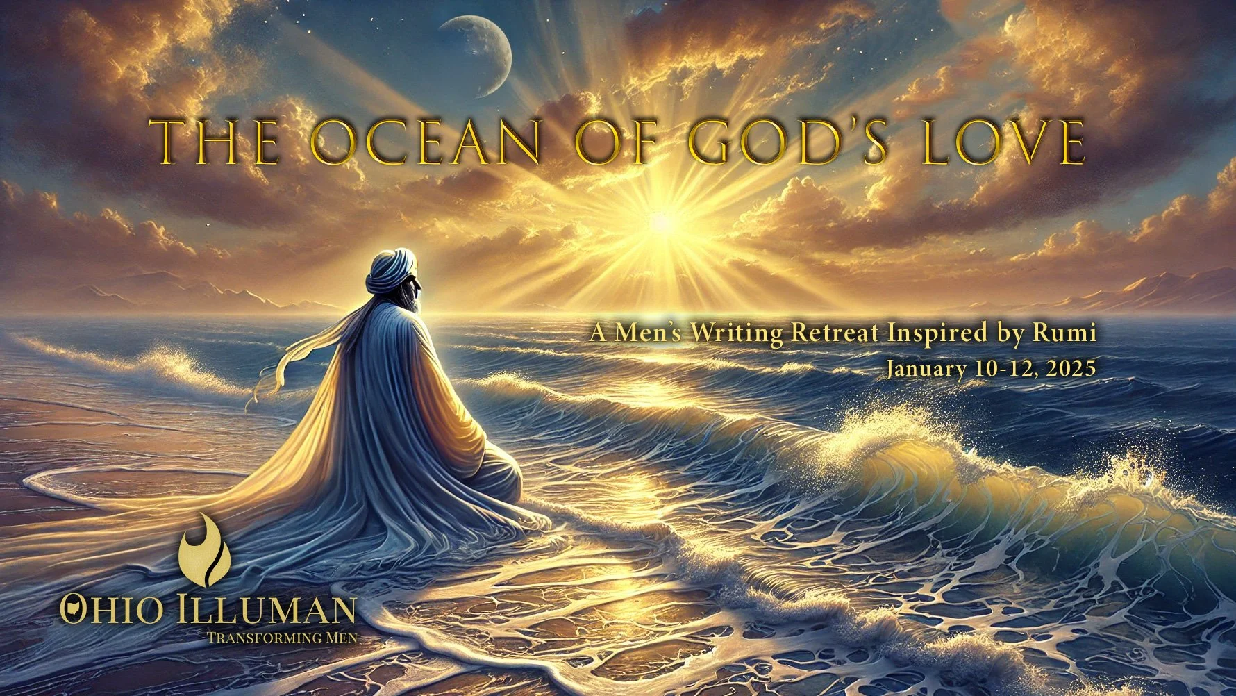 The Ocean of God's Love: A Men's Writing Retreat Inspired by Rumi — Illuman