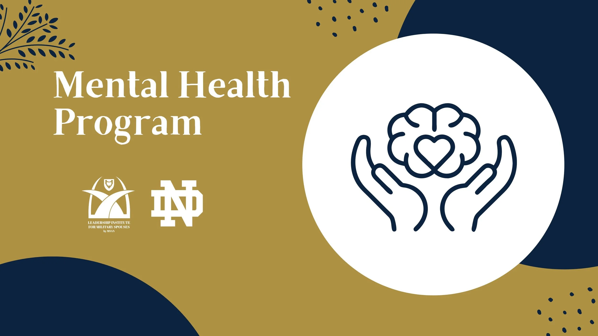 Mental Health Program — LEADERSHIP INSTITUTE FOR MILITARY SPOUSES