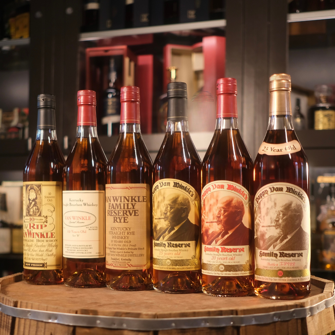 Pappy Van Winkle Family Lineup — Habitat Georgetown Bourbon Raffle