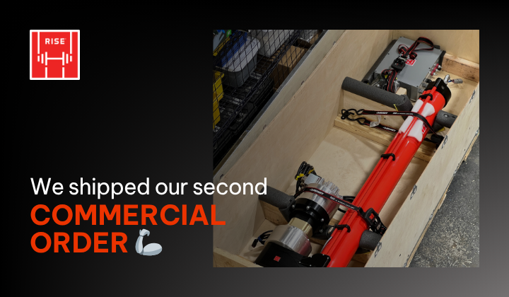 Second commercial Beltdraulic™ unit shipped! 📦 — RISE®Robotics