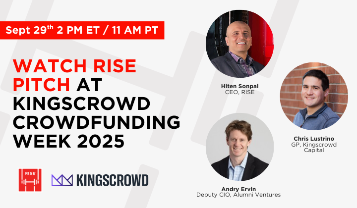 Now $3.6M Raised + Catch us at Kingscrowd’s Investment Week! 🚀 — RISE ...