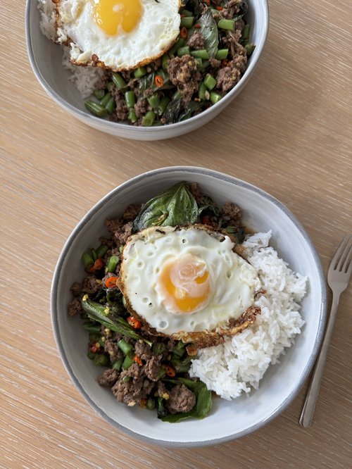 Thai Holy Basil Beef Stir Fry (Pad Kra Pao) — Amanda Hoang