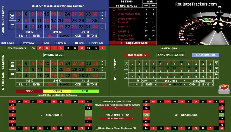 Roulette Trackers