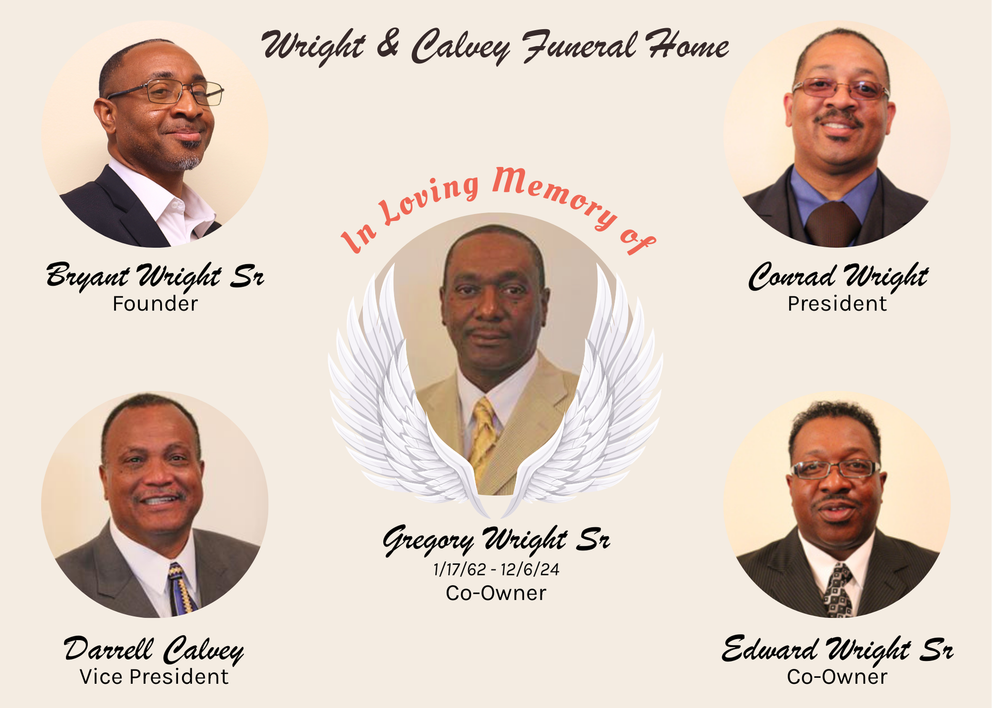 Wright & Calvey Funeral Home: The Journey of Dreams, Life & Death ...