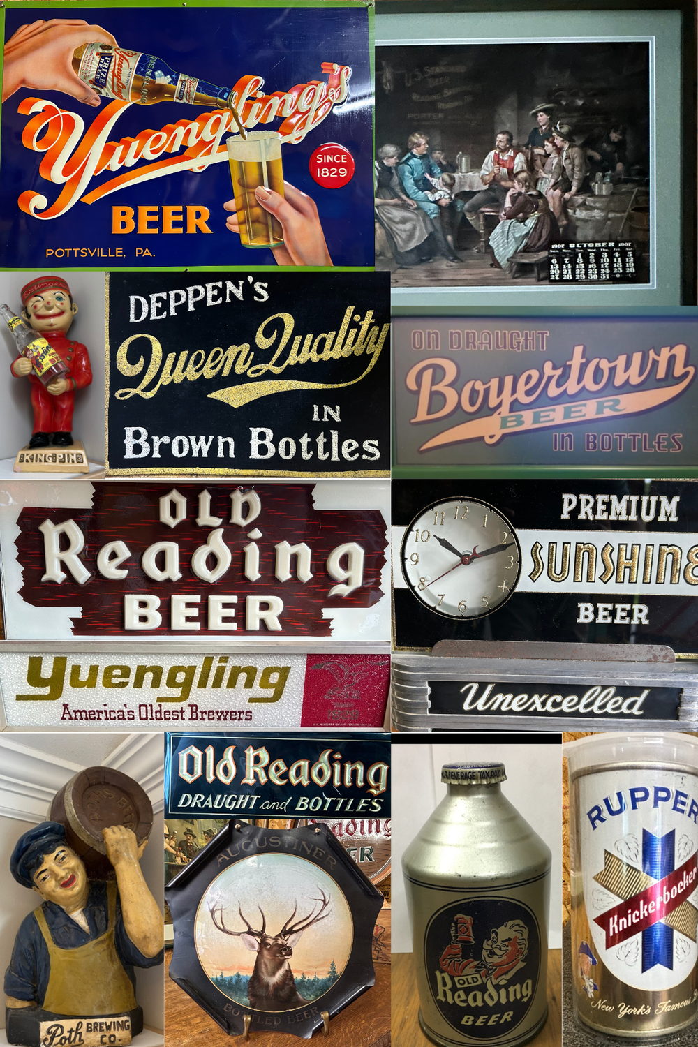PA Vintage Beer Collectibles