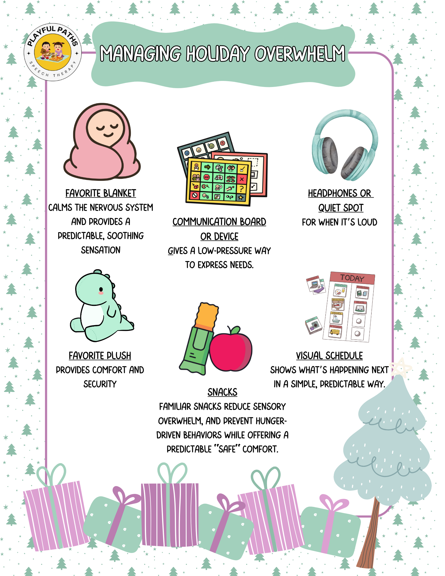 Managing Holiday Overwhelm: Simple Sensory + Communication Strategies ...