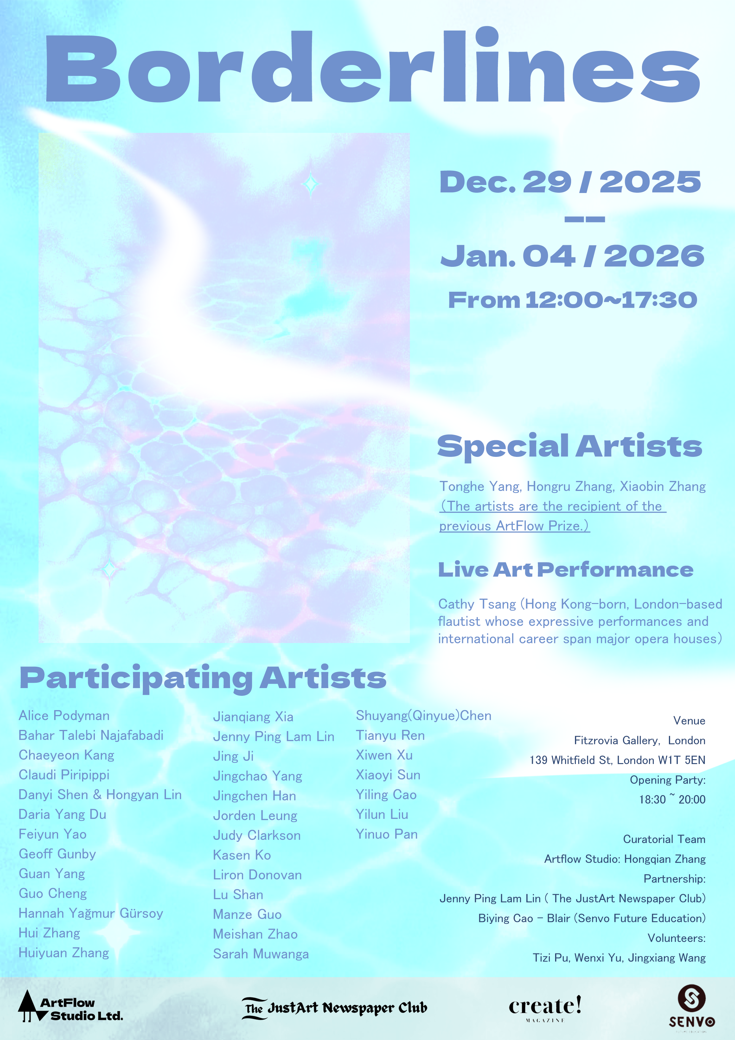Borderlines ran 29 December 2025 – 4 January 2026 at Fitzrovia Gallery ...