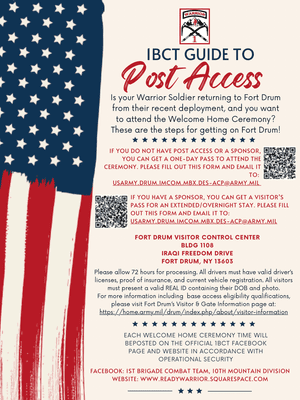 Post Resources — 1BCT Deployment Readiness