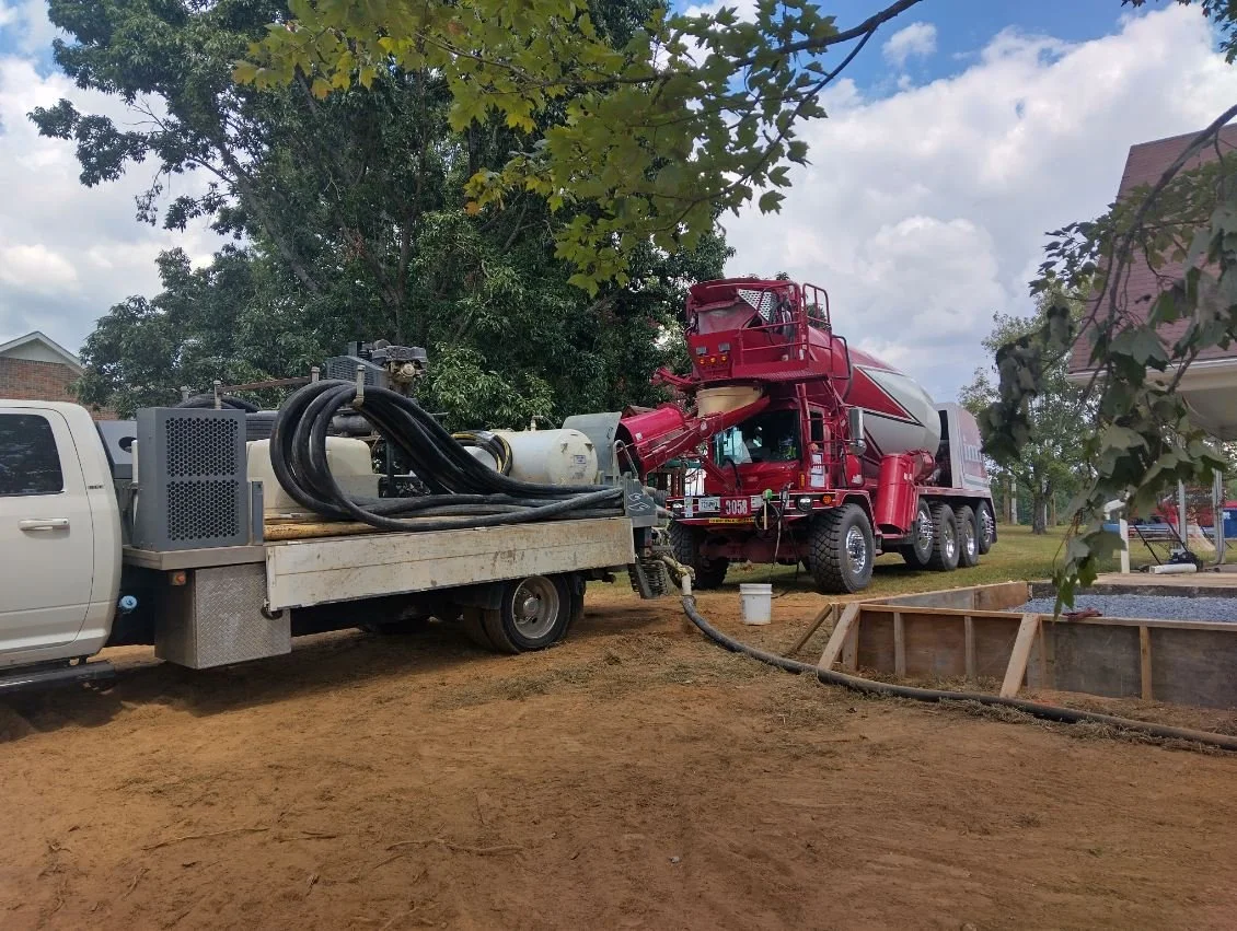 Line Pump — R&P Concrete Construction & Pumping LLC