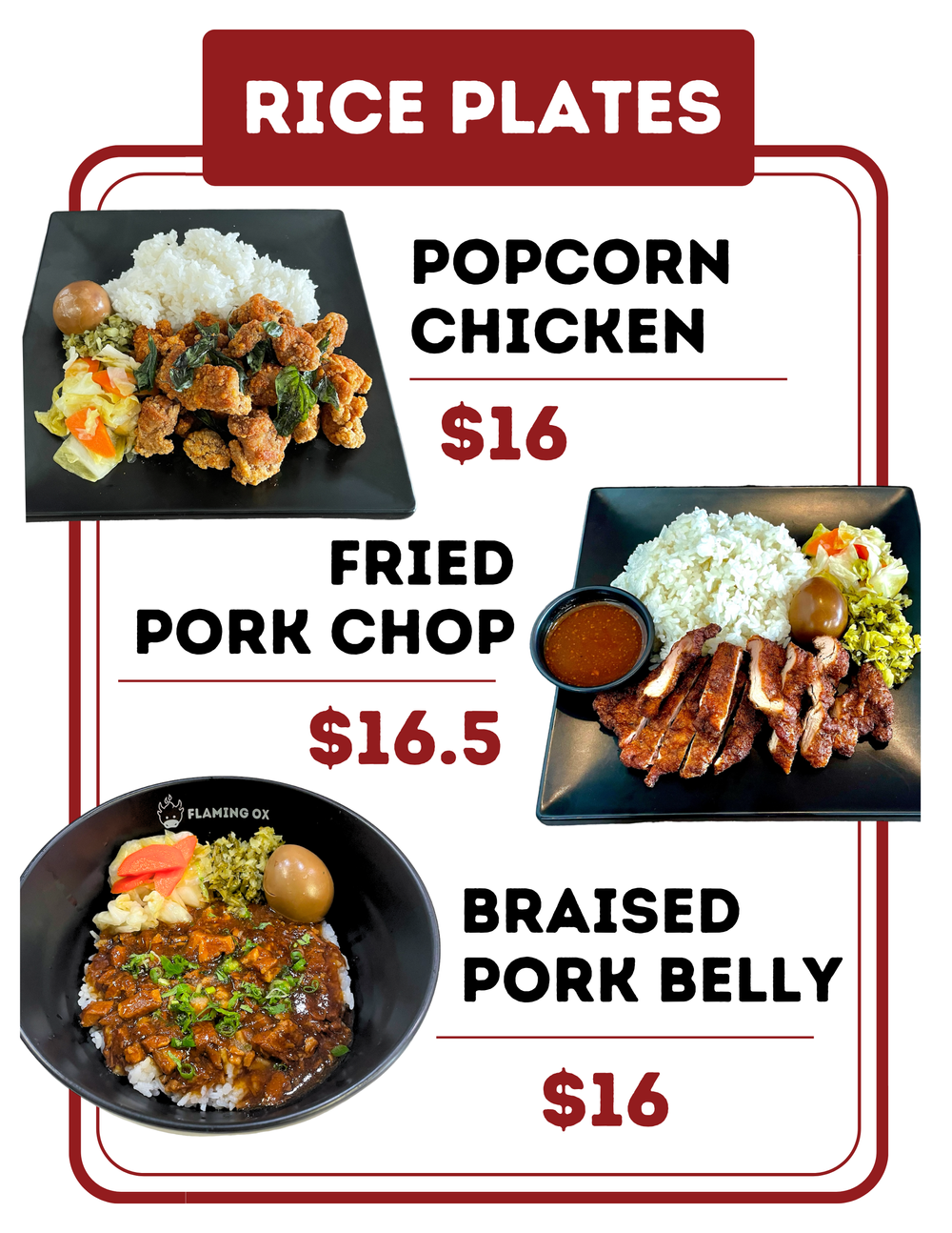 MENU | Explore — FLAMING OX