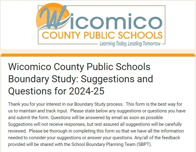 Wicomico County Public Schools, MD: 2024 School Boundary Study