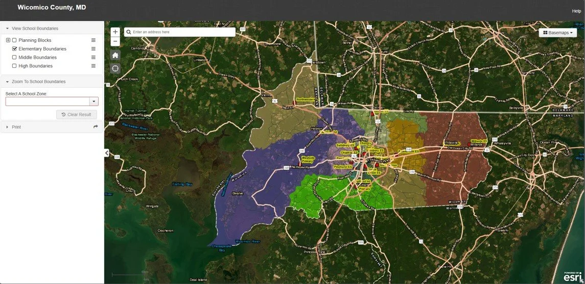 Wicomico County Public Schools, MD: 2024 School Boundary Study