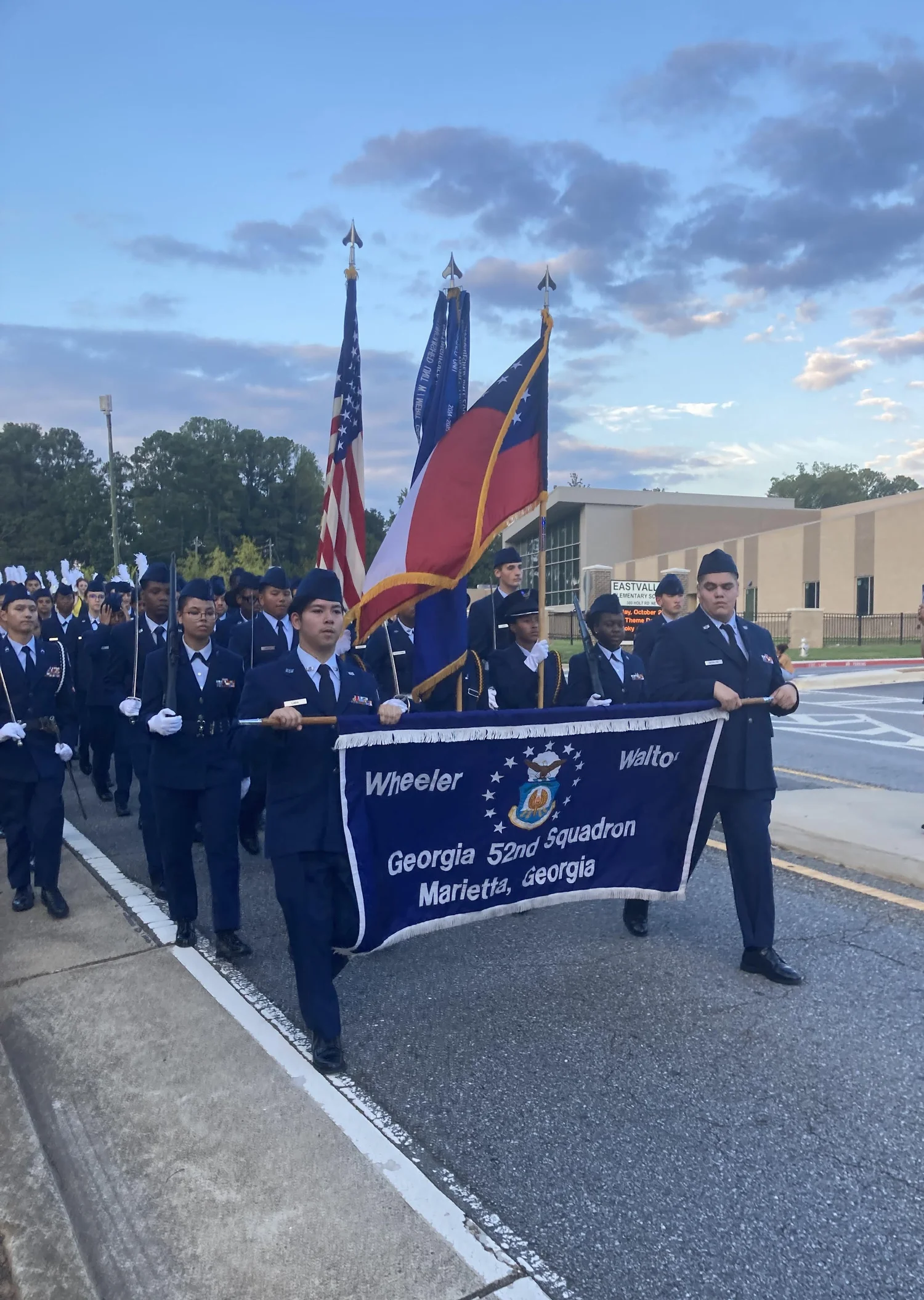 Color Guard & Sabre Demonstration Team — WHEELER / WALTON JROTC Unit GA-052