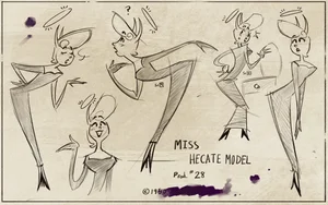 Miss Hecate Model Sheet — Pendog Creative Library