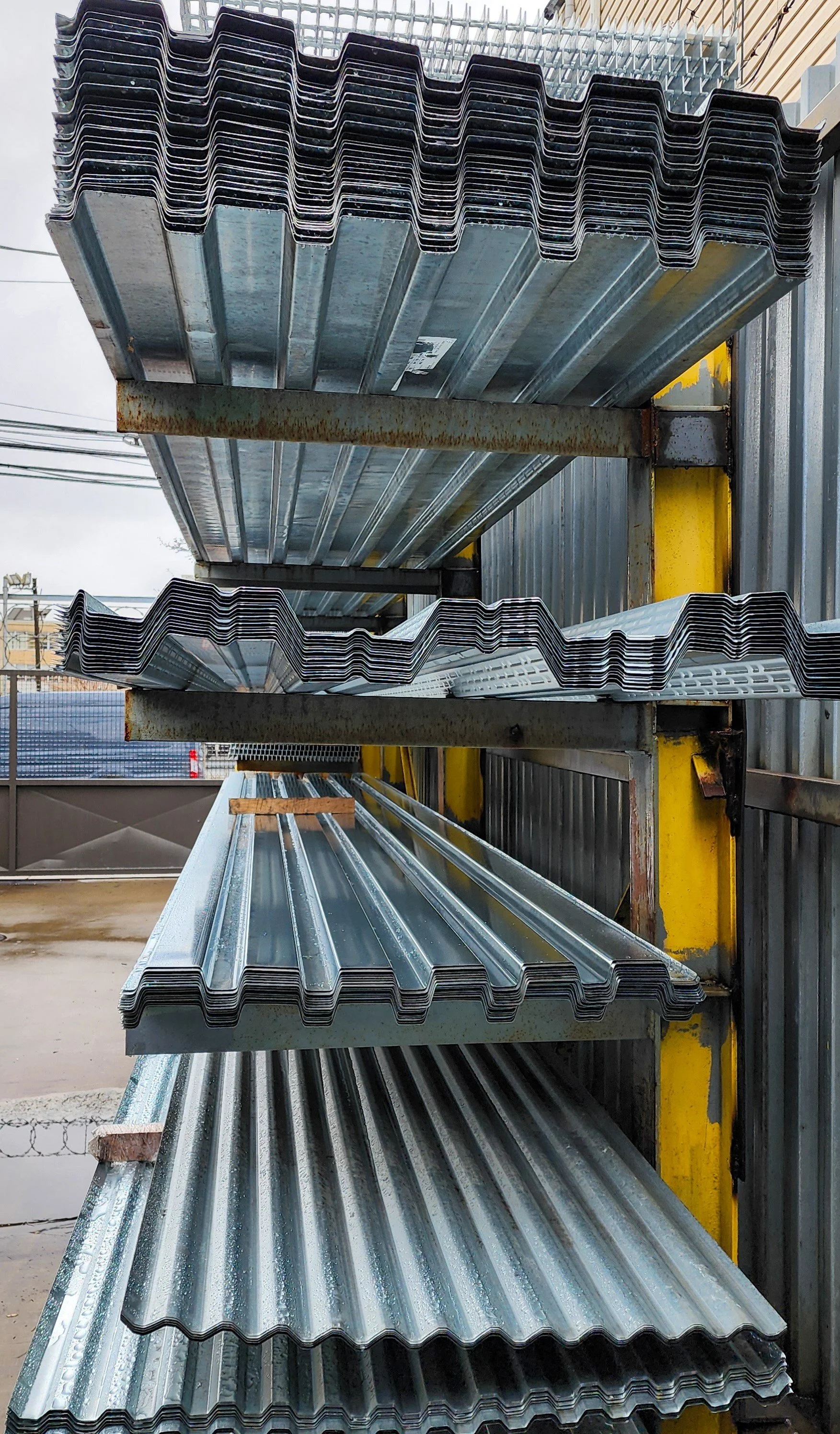 Galvanized Steel Composite / Concrete Deck / Sheets — Newark Steel ...