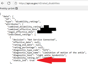 Finding Which Conditions are Static (Online) — Veterans Benefits ...