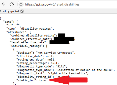 Finding Which Conditions are Static (Online) — Veterans Benefits ...