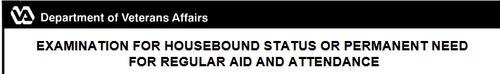Filing for Aid and Attendance/Housebound — Veterans Benefits Knowledge Base