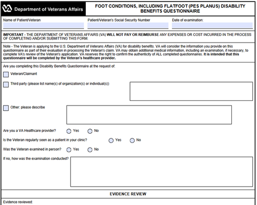 DBQ — Veterans Benefits Knowledge Base