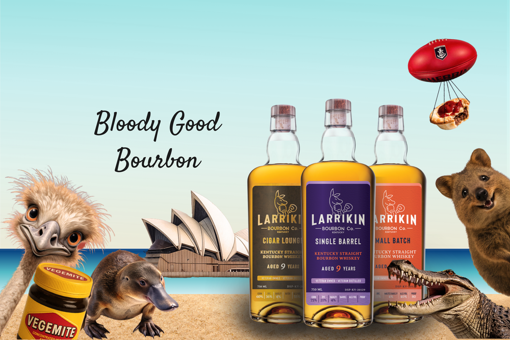 We are Larrikin Bourbon Company. Veteran Owned. Veteran Distilled.
