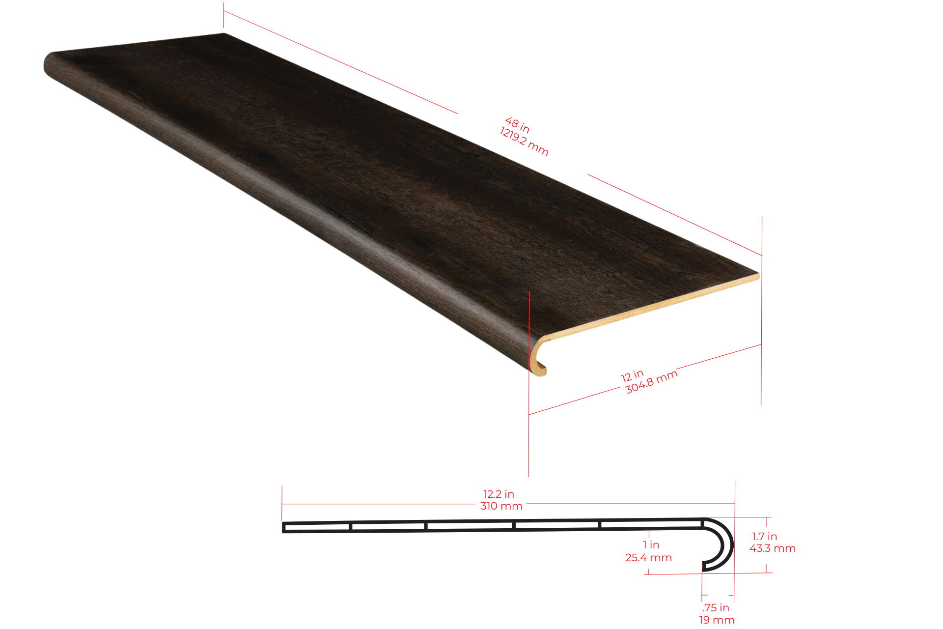 Stair Treads for LVP Flooring | Grayton Birmingham, AL — GRAYTON