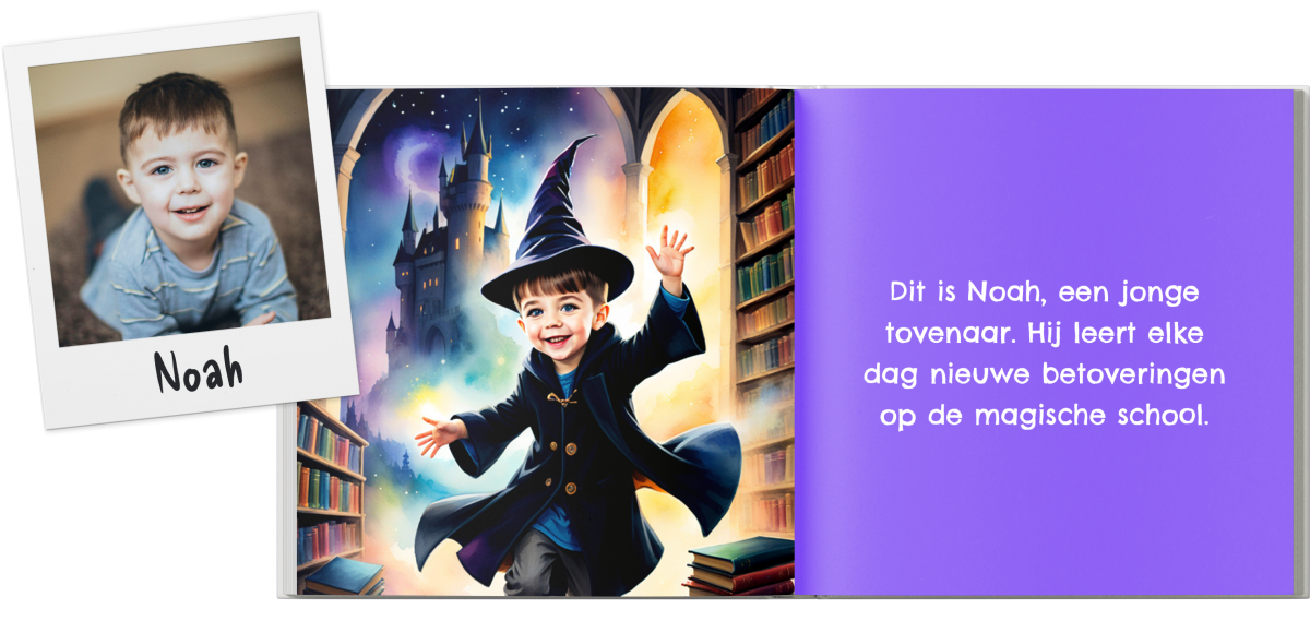StoryPrint | Maak een sprookje uit je eigen foto.