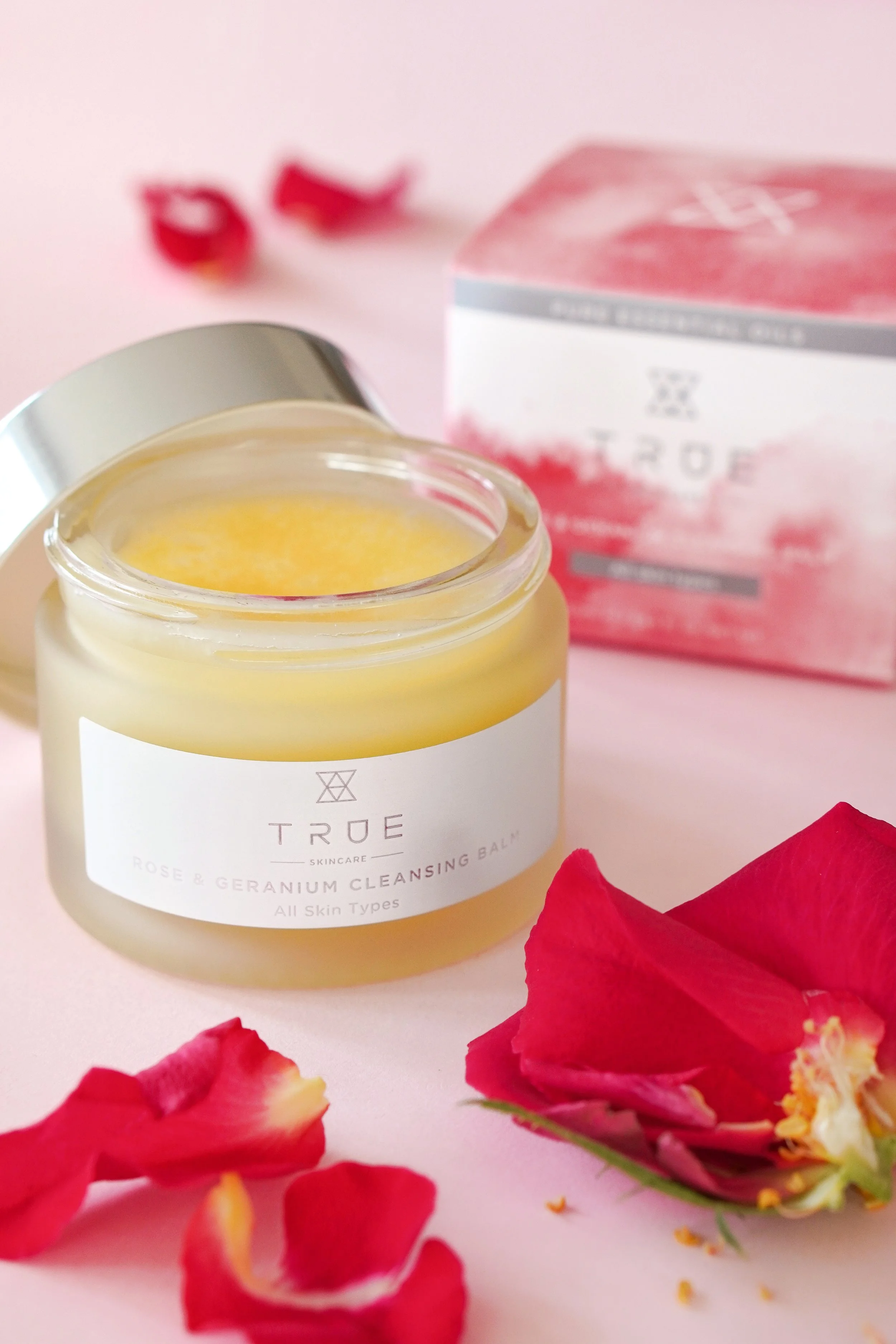 Luxurious rose and Geranium Cleansing Balm — True Skincare