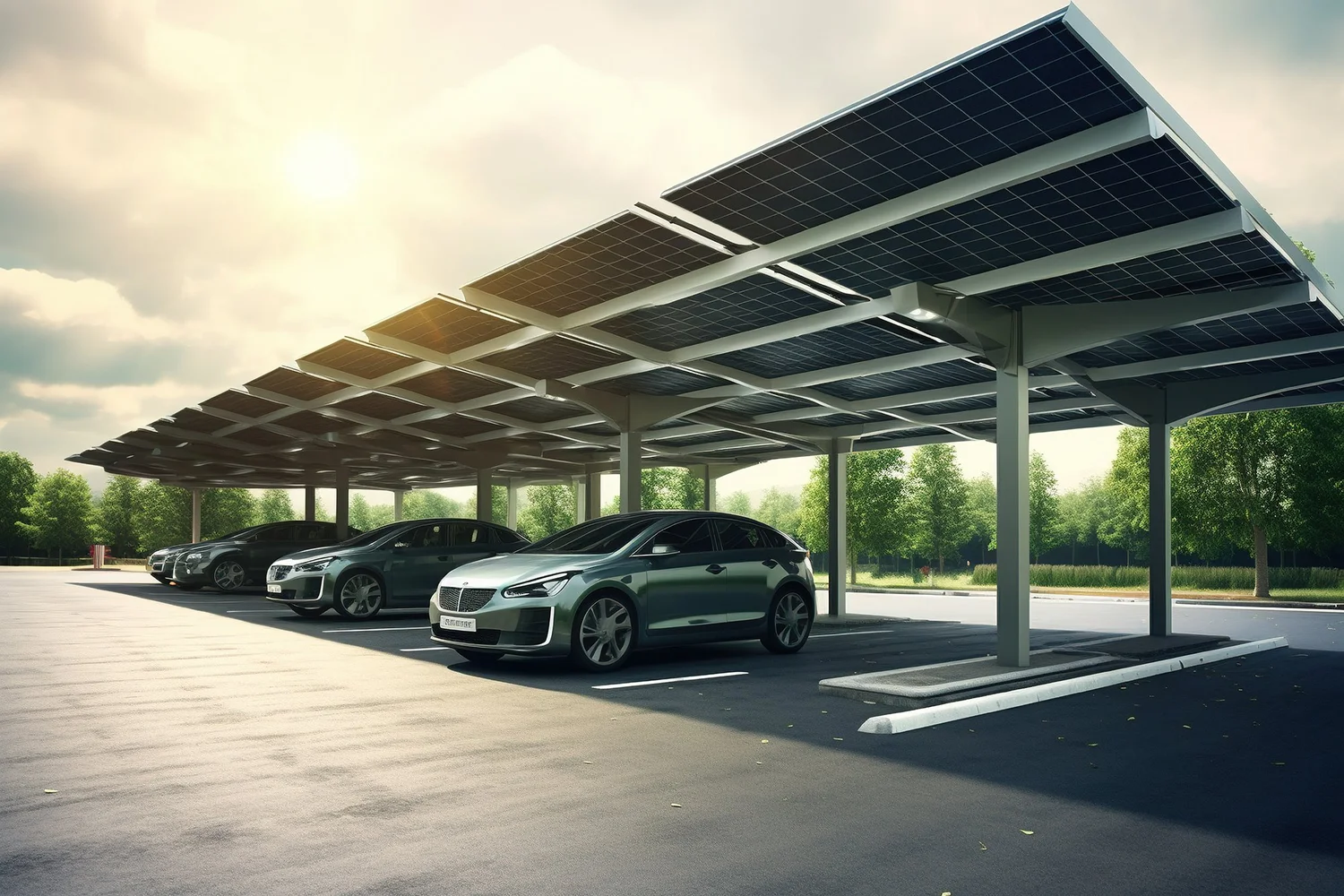 Commercial Solar Carport | Maximize Energy Efficiency — East Green Energy