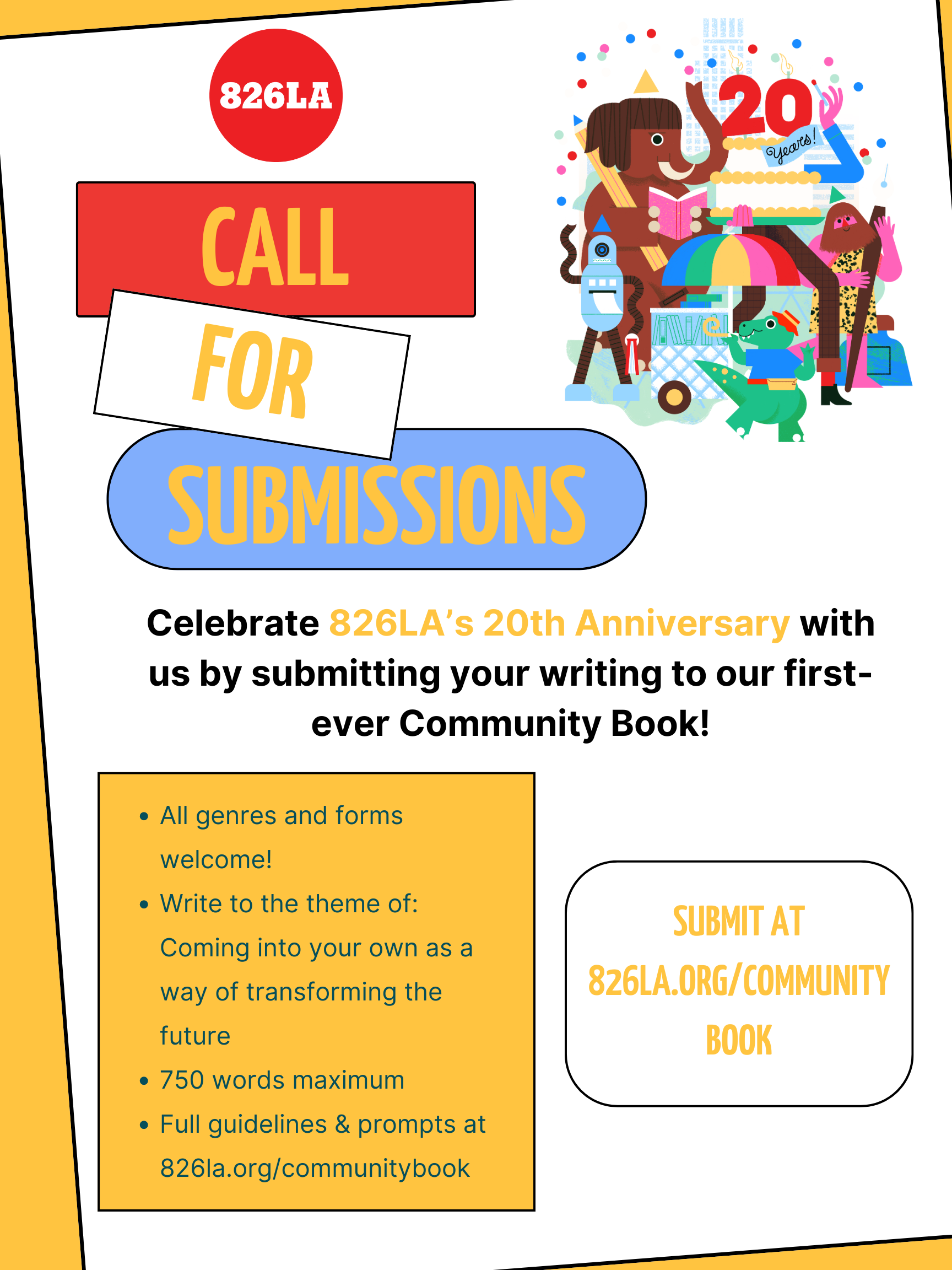Community Book — 826LA | A non-profit writing & tutoring organization