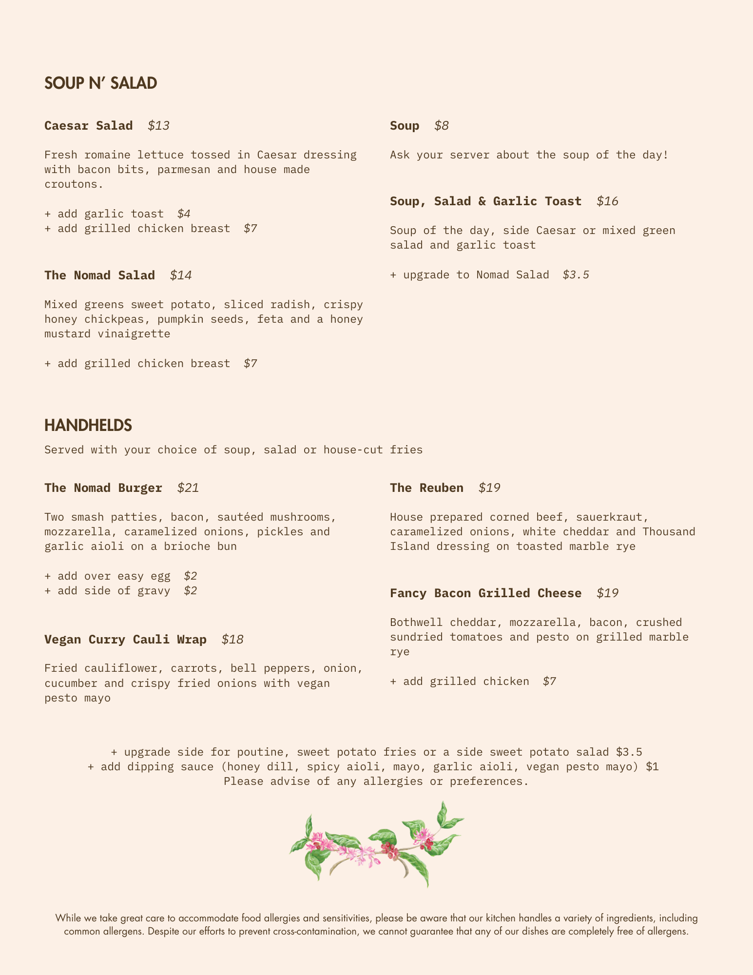 Menu — Roasted Nomad