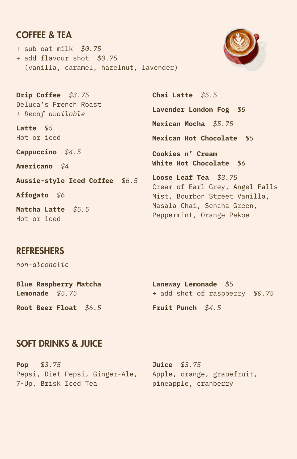 Menu — Roasted Nomad