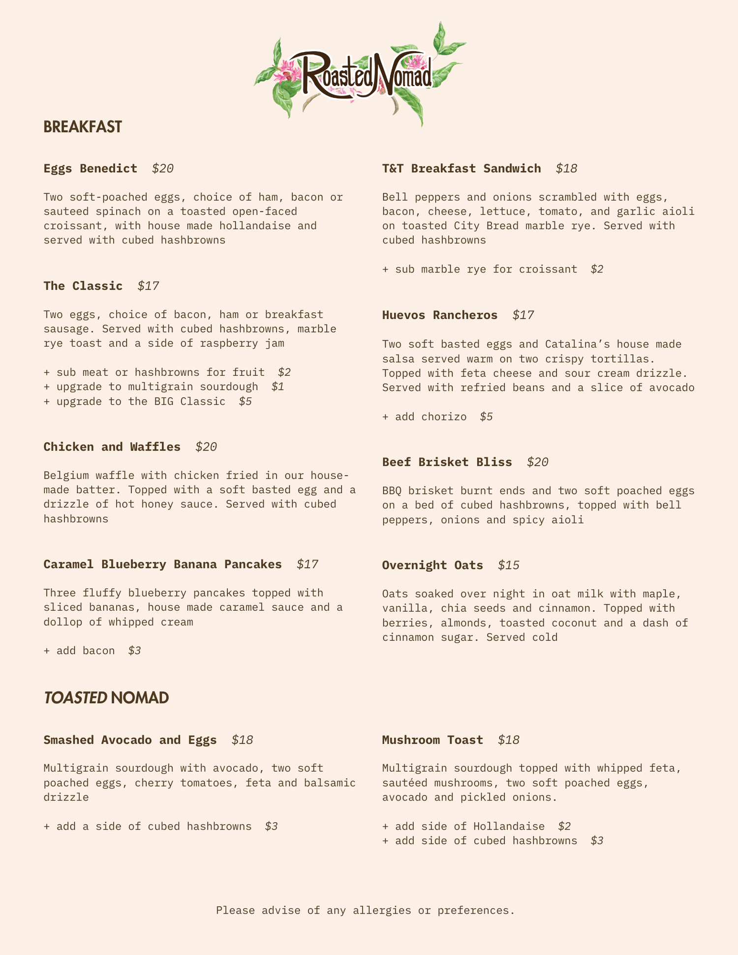 Menu — Roasted Nomad