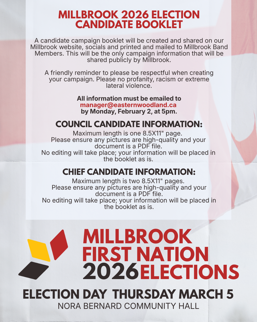 Millbrook First Nation 2026 Elections & Candidate Booklet Submission ...