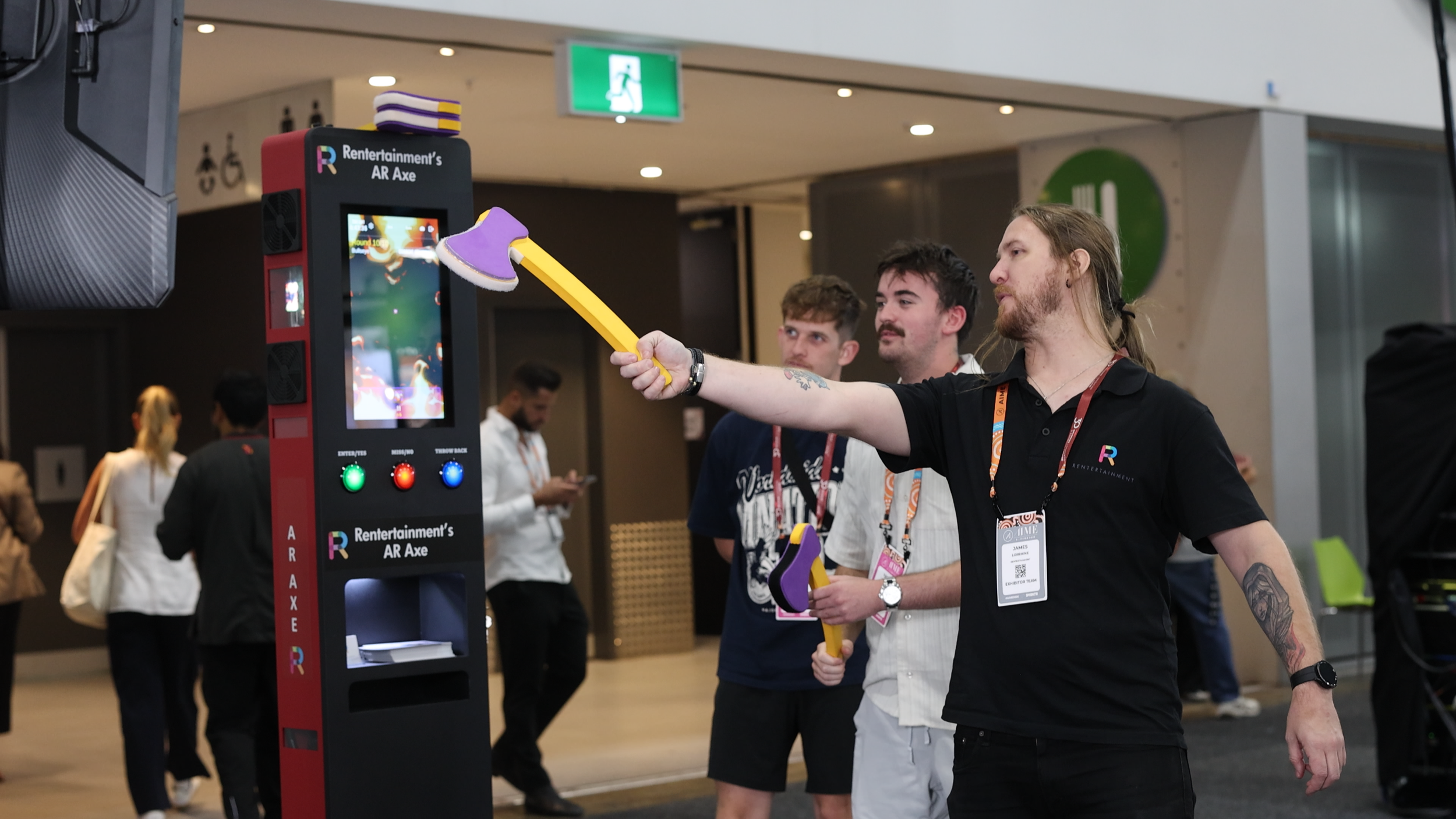 AR Axe Throwing Game Hire for Events Australia | Rentertainment ...