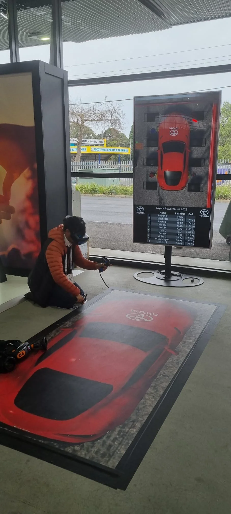 VR Pit Stop Challenge — Rentertainment