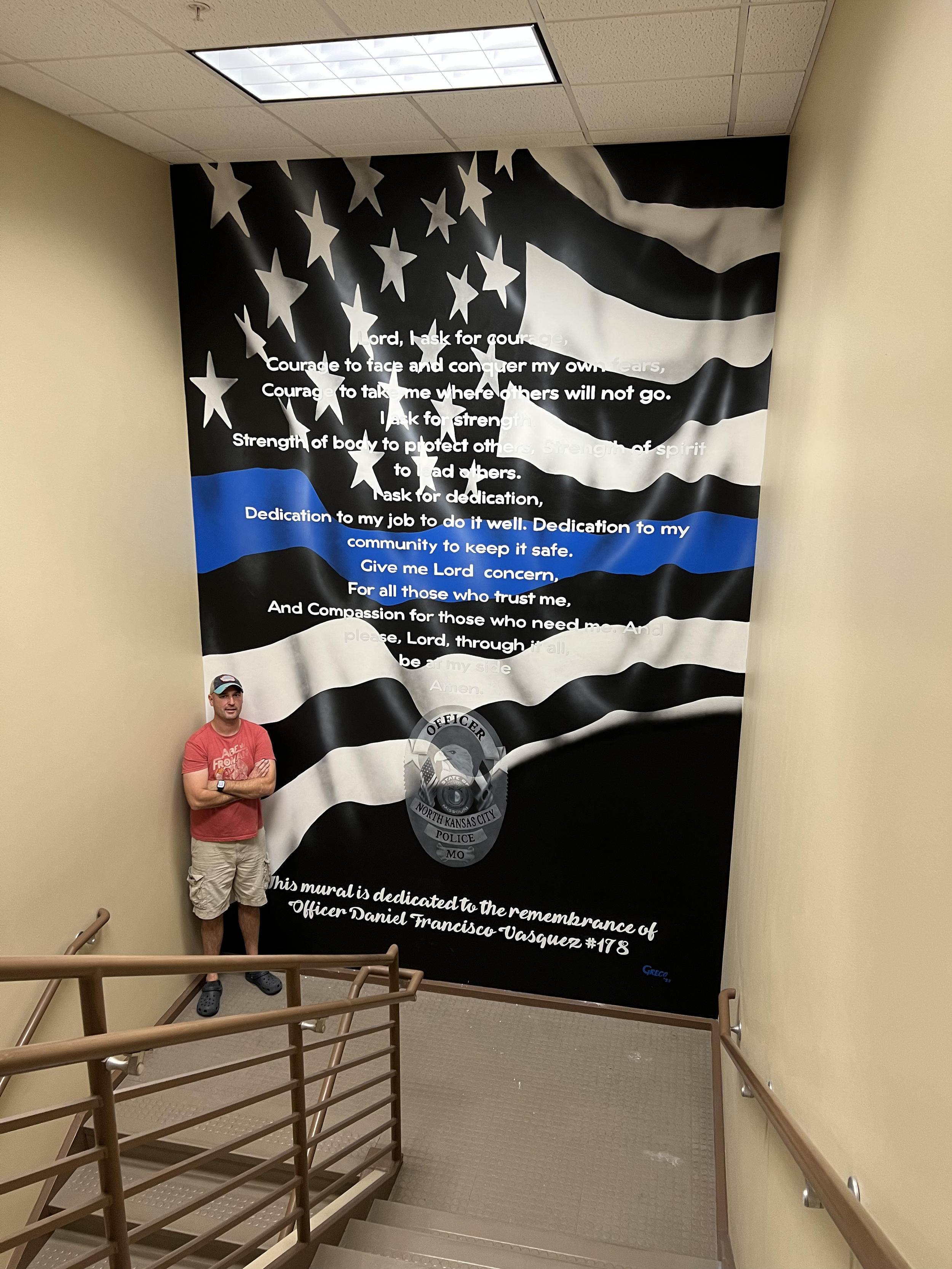 Honoring Service and Sacrifice: A Tribute Mural for Officer Vasquez ...