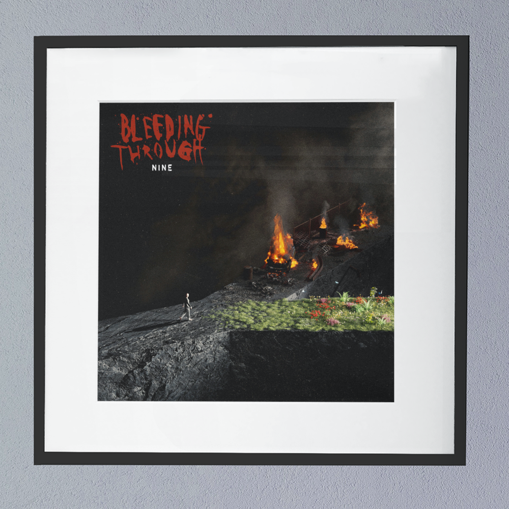 Bleeding Through (Nine) Album Cover Poster — Lost Posters