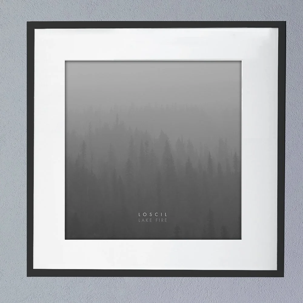 Loscil (Lake Fire) Album Cover Poster — Lost Posters