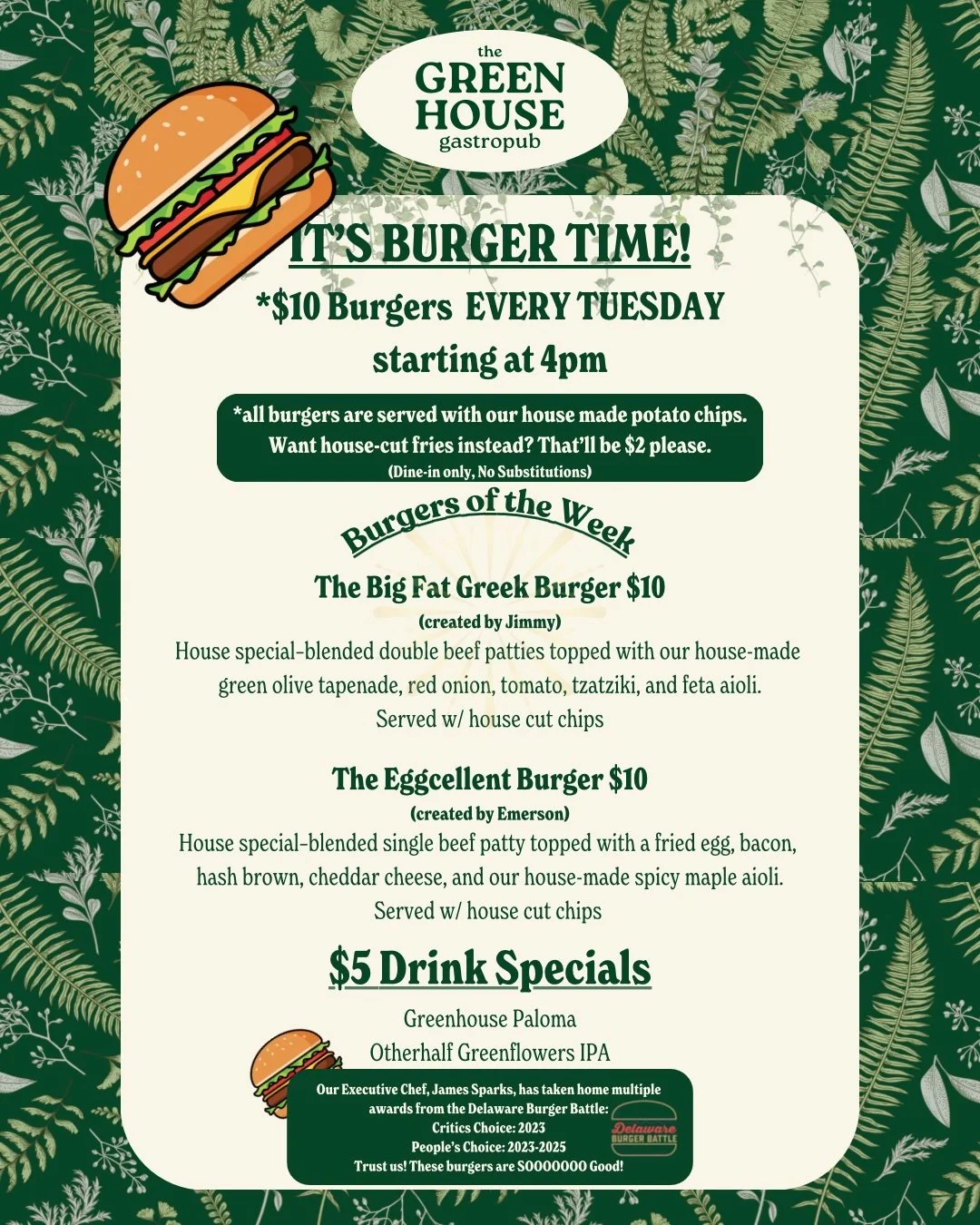Menu | Explore Our Menu - Order Now — The Greenhouse