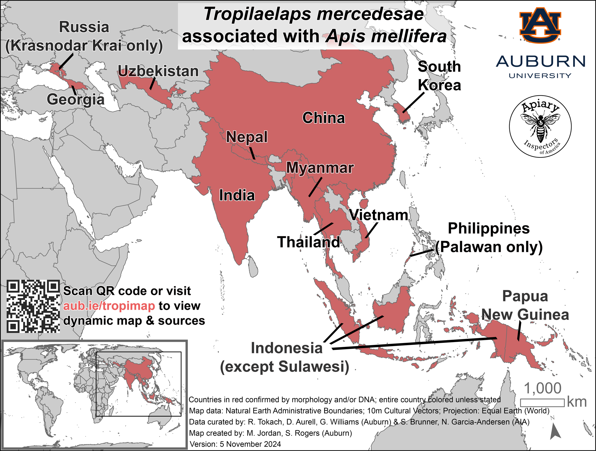 Tropilaelaps — Honey Bee Pests