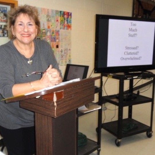 Book Kim Cosentino for Your Next Speaking Engagement — The DeClutter Box