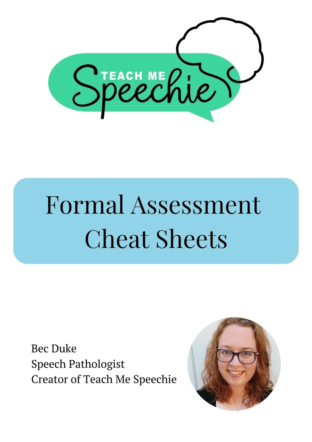 Assessment Cheat Sheets — Teach Me Speechie