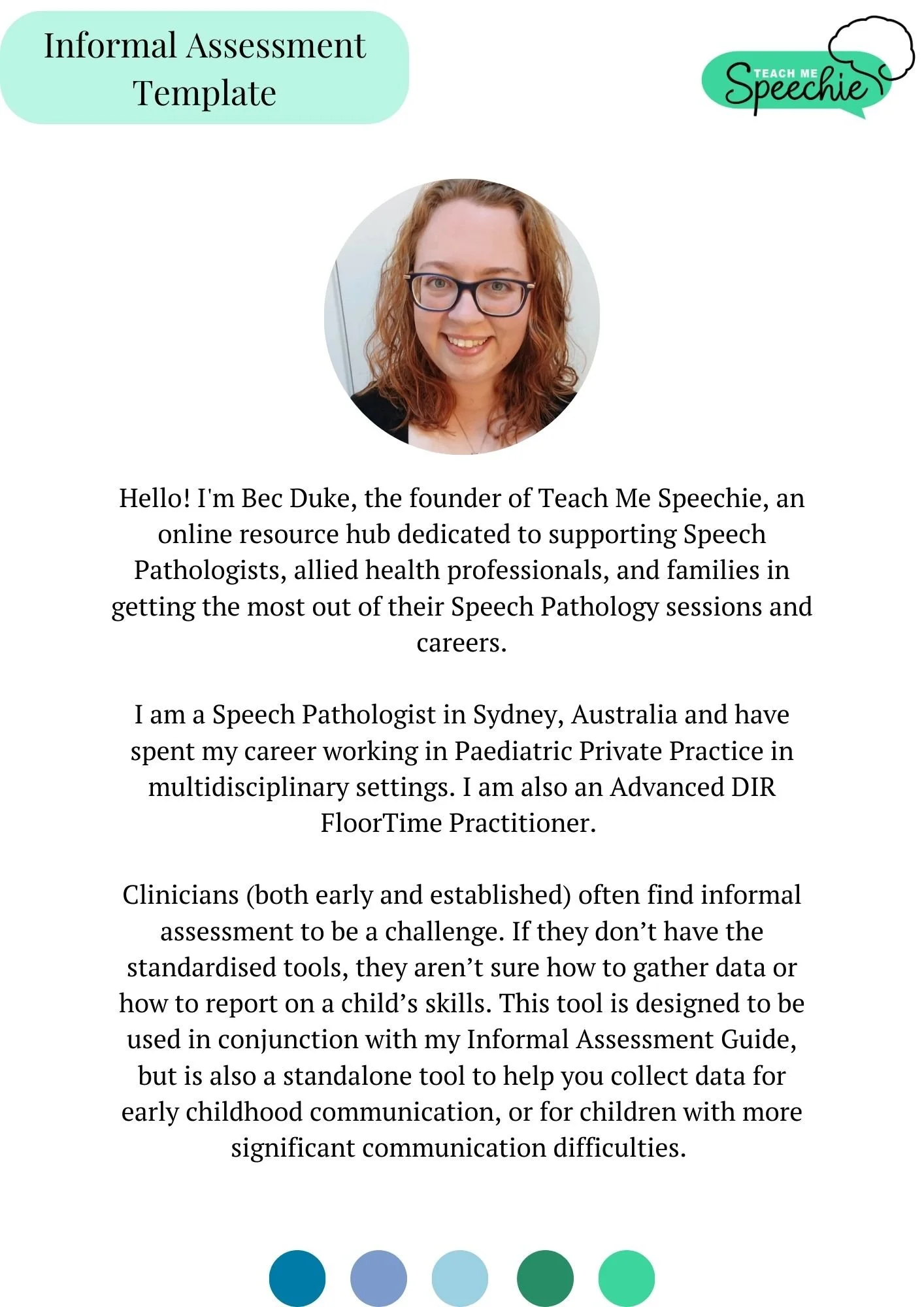 Assessment Cheat Sheets — Teach Me Speechie