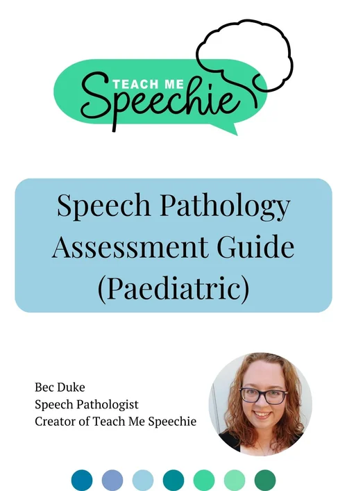 Assessment Cheat Sheets — Teach Me Speechie