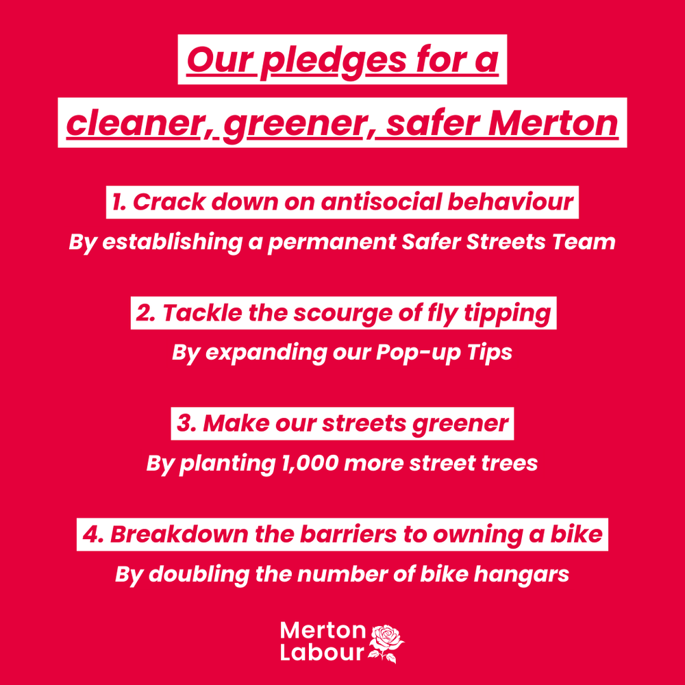 Four New Pledges for a Cleaner, Greener and Safer Borough — Merton Labour