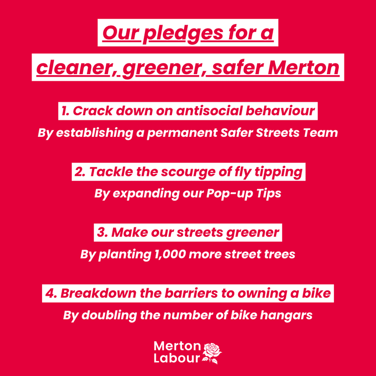 Four New Pledges for a Cleaner, Greener and Safer Borough — Merton Labour