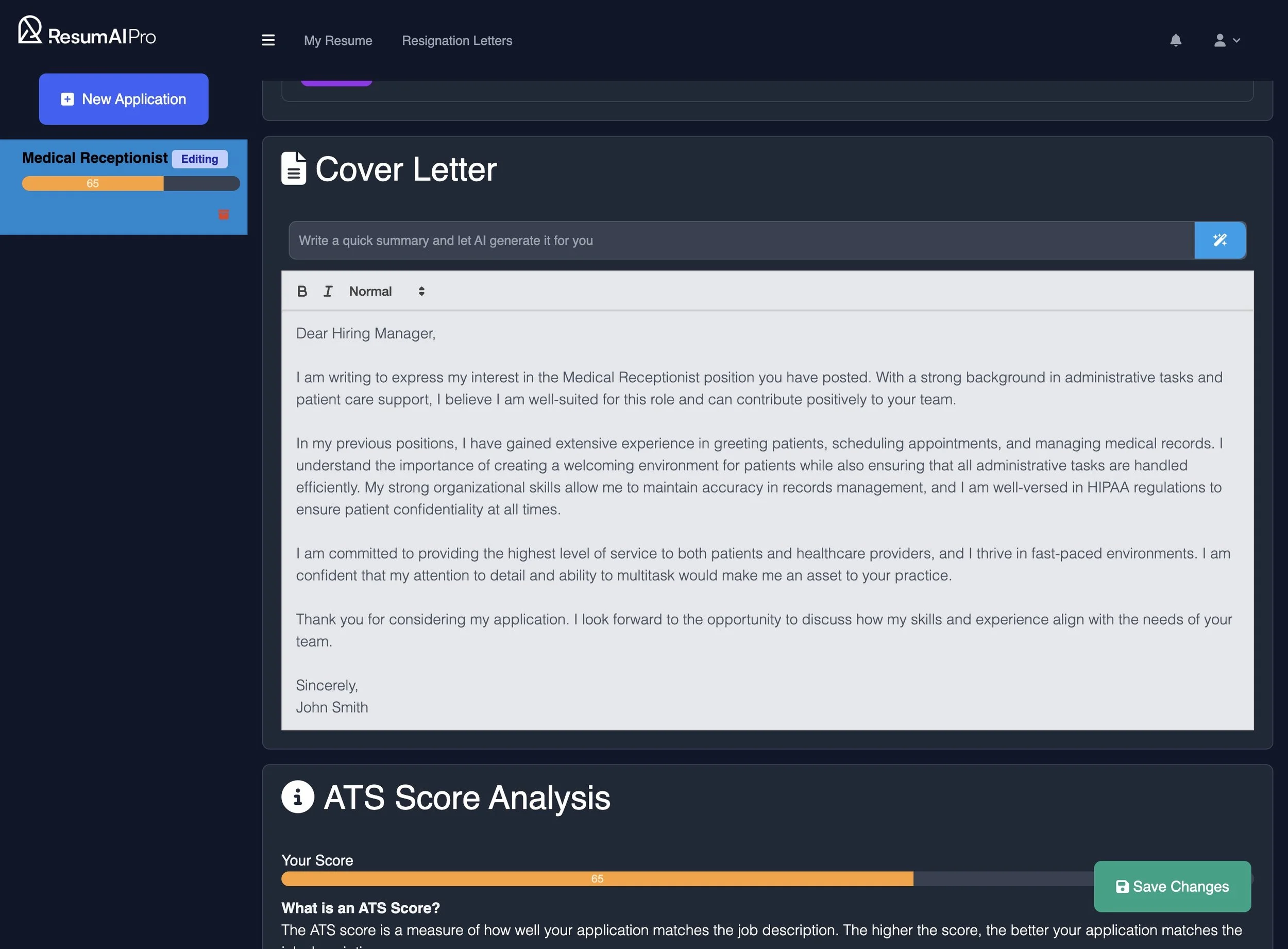 ResumAI Pro | Get Hired Faster with AI-Powered Resumes