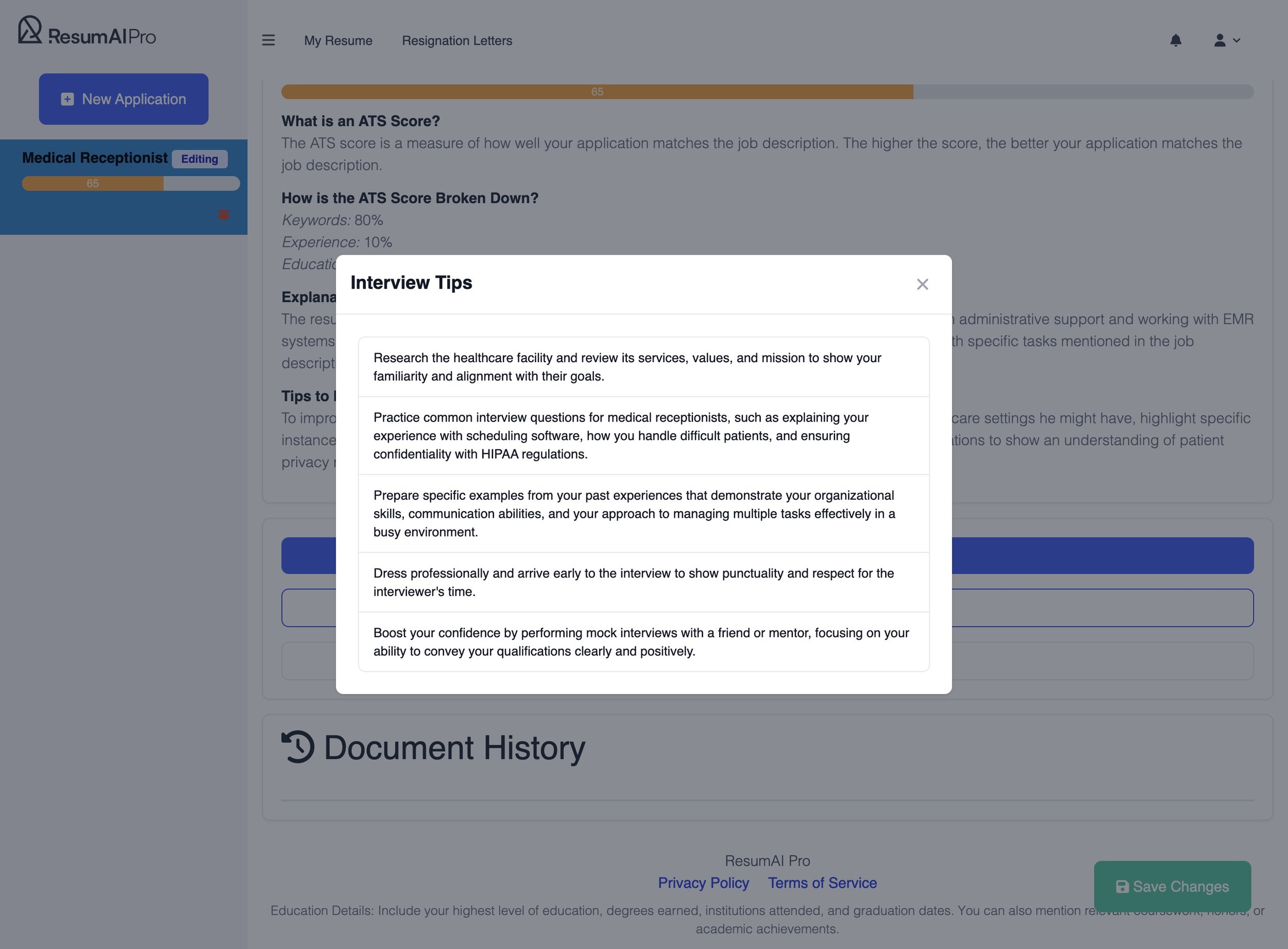 ResumAI Pro | Get Hired Faster with AI-Powered Resumes