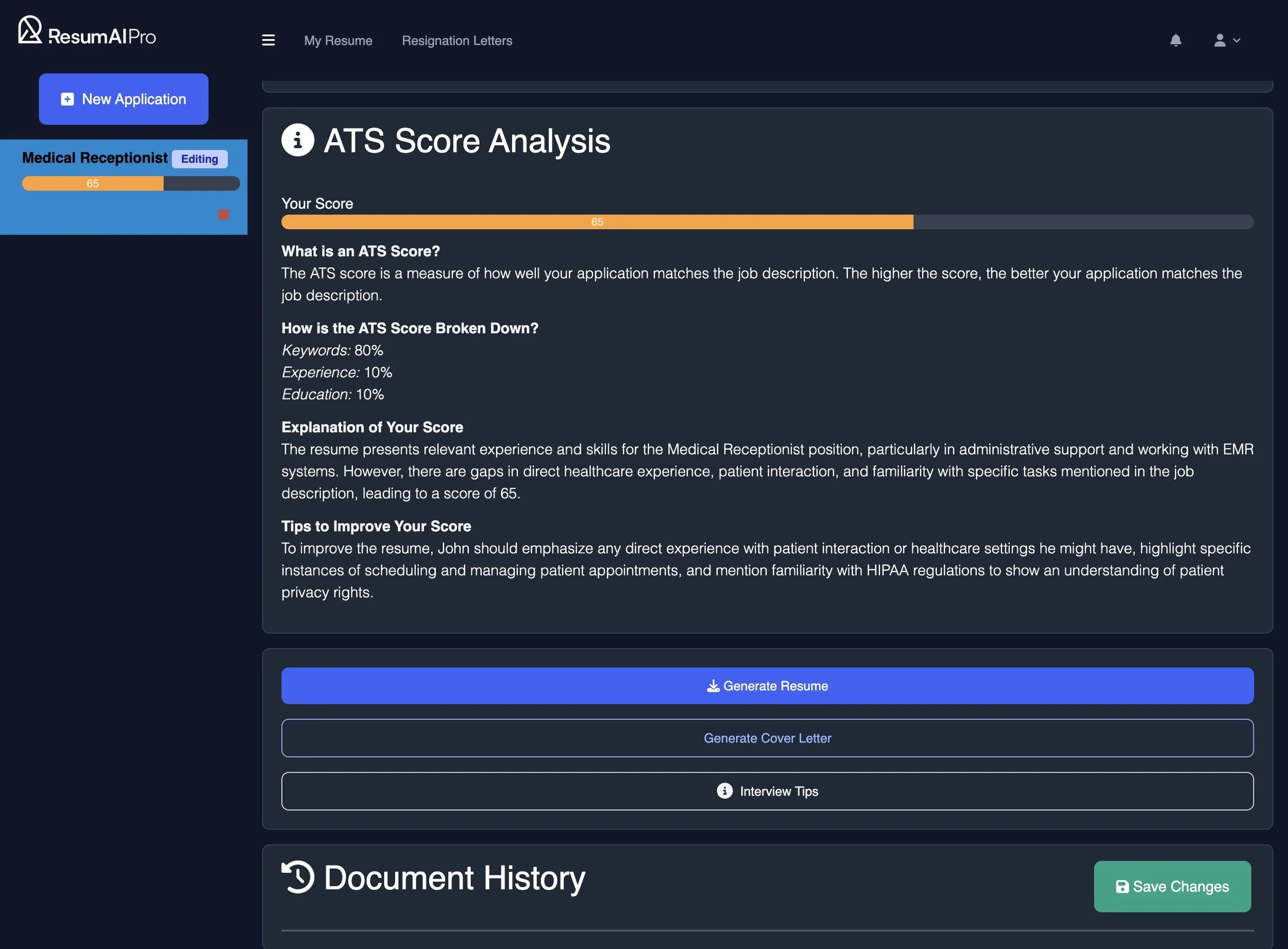 ResumAI Pro | Get Hired Faster with AI-Powered Resumes
